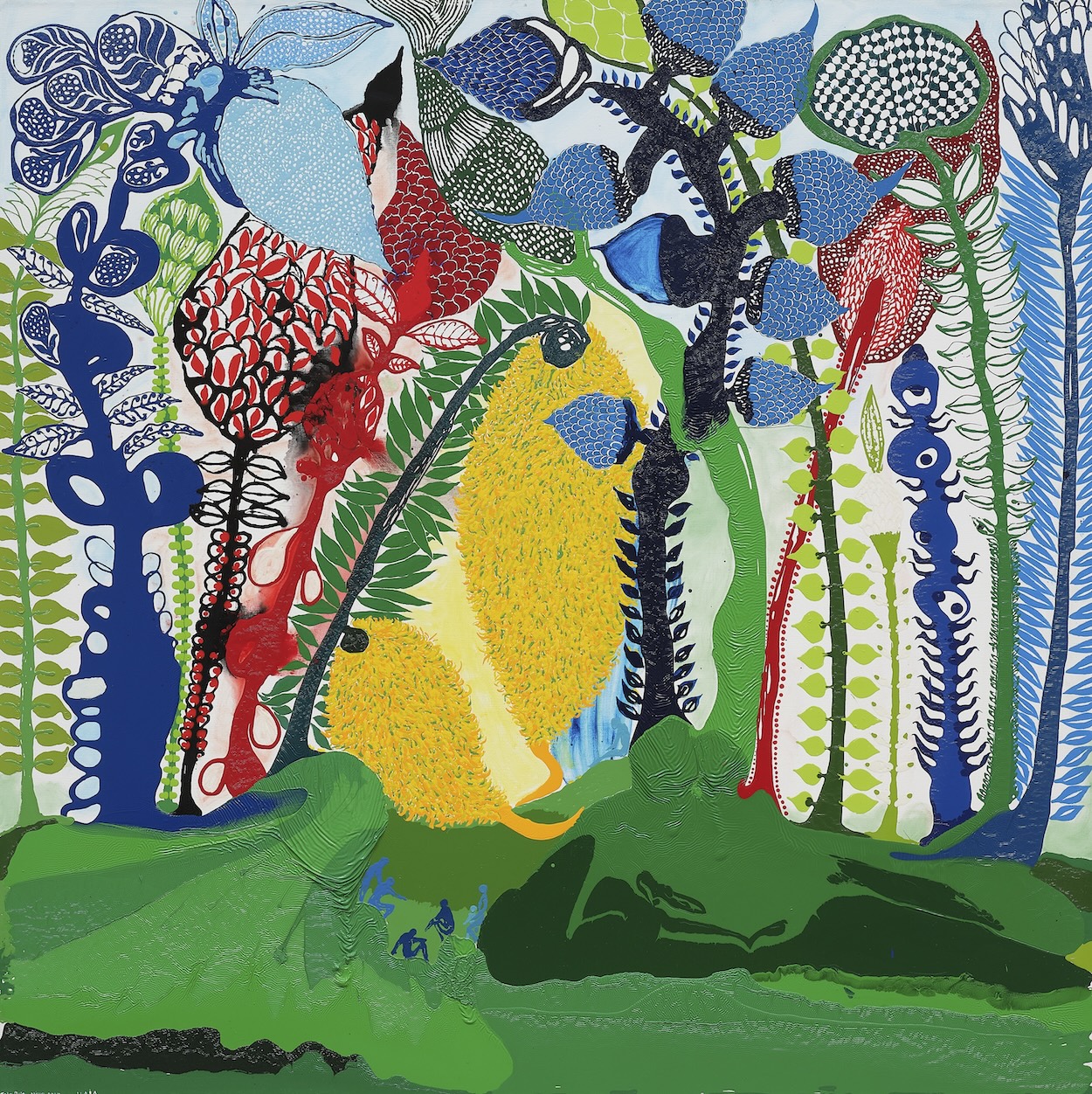 John Pule Wades Into His Windswept Canvases – SURFACE