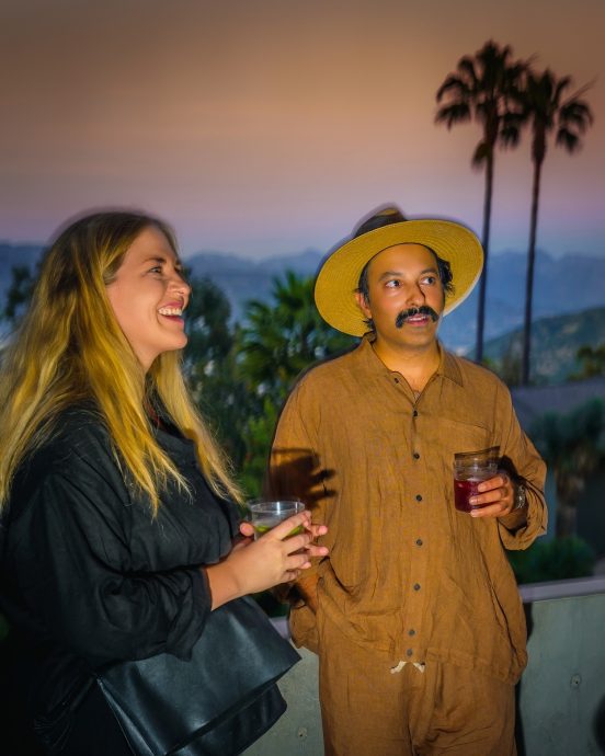 Calico Wallpaper's Al Fresco Dinner at the Lautner Harpel House – SURFACE